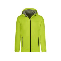 Regenjacke TRIGEMA "TRIGEMA Leichte Regenjacke", Damen, Gr. M, gelb (lemon), 82% Polyester, 14% Elasthan, 4% PU, Jacken Regenjacke