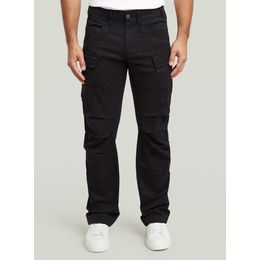G-Star Raw Cargohose G-STAR "3D Regular Straight Cargohose", Damen, Gr. 28, Länge 32, dk schwarz gd, Obermaterial: 50% Baumwolle, 47% Baumwolle, 3% Elasthan, Hosen Cargohose