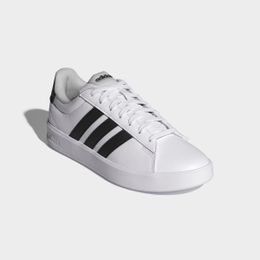 Sneaker "GRAND COURT 3.0", adidas Sportswear, Gr. 42,5cloud weiß, core schwarz, cloud weiß, Synthetik, Textil, Schuhe