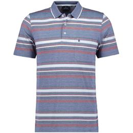 Poloshirt Ragman, Herren, Gr. 3XL, taubenblau, 70% Baumwolle 30% Polyester, regular fit, ohne Ausschnitt, Shirts