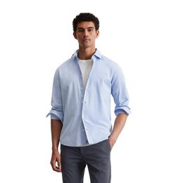 Marc O'Polo Langarmhemd MARC O'POLO "aus reiner Bio-Baumwolle", Herren, Gr. XL, Normalgr&ouml;&szlig;en, light blau, Obermaterial: 100% Baumwolle, unifarben, figurbetont normal, Doppelmanschette, Hemden