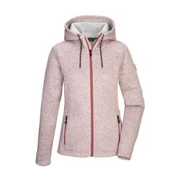 Fleecejacke Killtec "KOW 5 WMN KNTFLC JCKT", Damen, Gr. 40, rosé, Obermaterial: 100% Polyester, Jacken Fleecejacke