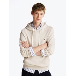 Tommy Hilfiger Herren Hoodie "ESSENTIAL TERRY"heatherot oatmilk, Gr. XL, Sweatware, Obermaterial: 100% Baumwolle, Sweatshirts