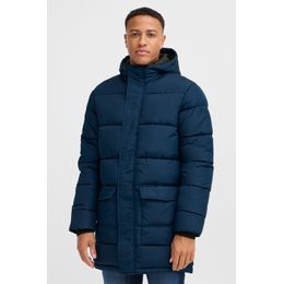 Langmantel Blend "BHZatimi", Herren, Gr. XXL, marineblaus, 100% Polyester, unifarben, Basic, regular fit normal, M&auml;ntel, W&auml;rmender Basic Wintermantel mit Taschen