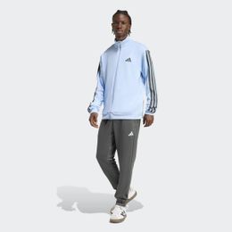 Damen Trainingsanzug "M 3S FT TT TS"glow blau, Gr. XXL, adidas Sportswear, Obermaterial: 100% Polyester, Sportanz&uuml;ge