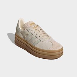 Damen Sneaker "GAZELLE BOLD", adidas originals, Gr. 40grau one, cream weiß, cream weiß, Leder, Schuhe