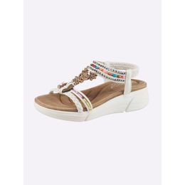 Sandalette Andrea Conti, Damen, Gr. 37, wei&szlig;, Synthetik, Schuhe Sandalette