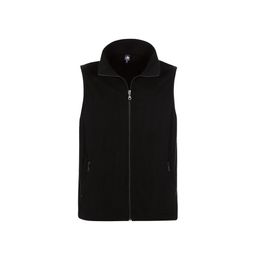 Fleeceweste TRIGEMA "TRIGEMA Fleeceweste", Herren, Gr. XL, schwarz, 100% Polyester, Westen Fleeceweste