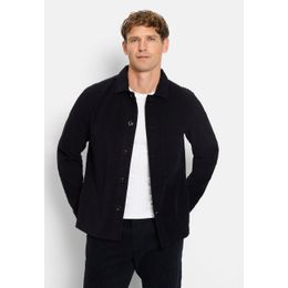 Langarmhemd OLYMP "OLYMP Casual, Overshirt, Freizeithemd, Kent", Herren, Gr. L, Normaler Arm, nachtblau, 100% Baumwolle, Hemden