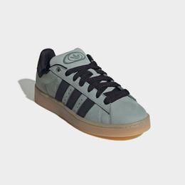Sneaker adidas originals "CAMPUS 00S", Damen, Gr. 41, wonder sage, core schwarz, gum 3, Leder, Schuhe Sneaker