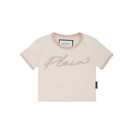 T-Shirt Philipp Plein "Signature", Jungen, Gr. 6, 6201, nudepink, sanftes wei&szlig;, Obermaterial: 100% Baumwolle, Shirts T-Shirt
