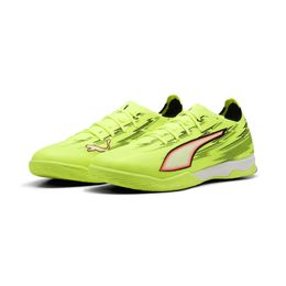 Fu&szlig;ballschuh Puma "ULTRA 6 MATCH IT Fu&szlig;ballschuhe Erwachsene", Damen, Gr. 47, gelb alert schwarz glowing rot lime squeeze, Obermaterial: Synthetik, Textil; Futter: Synthetik, Textil; Innensohle: Textil; Laufsohle: Gummi, Schuhe Fu&szlig;ballschuh