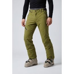 Skihose Icepeak "Icepeak COLMAN", Herren, Gr. 48, N-Gr, olive, Obermaterial: 100% Polyester. Futter: 100% Polyester. Wattierung: 100% Polyester, bootcut fit knöchellang, Hosen Skihose, mit dezentem Logobadge am Beinabschluss
