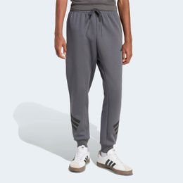 Sporthose adidas Sportswear "M FI 3S PT", Herren, Gr. XL, N-Gr, grau six, Obermaterial: 67% Polyester, 33% Baumwolle, Hosen Sporthose