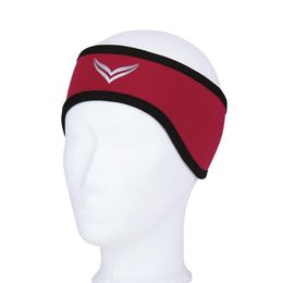 Stirnband TRIGEMA "TRIGEMA Softshell-Stirnband", Herren, Gr. 2, rot (rubin), Kunstfaser, M&uuml;tzen Stirnband