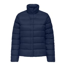 Steppjacke Only "ONLRUBY QUILTED DOWN JACKET OTW", Damen, Gr. S, naval academy, Web, Obermaterial: 100% Nylon, unifarben, regular fit, Jacken Steppjacke