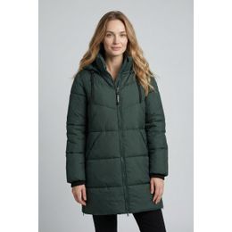 Steppmantel Icepeak "Icepeak ADAIRE", Damen, Gr. 42, dunkelgr&uuml;n, Obermaterial: 100% Polyester, M&auml;ntel Steppmantel