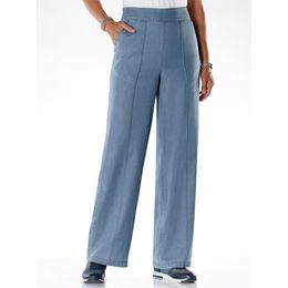 Bequeme Jeans Classic Basics, Damen, Gr. 38, Normalgr&ouml;&szlig;en, blau, bleached, 100% Baumwolle, unifarben, lang, Jeans