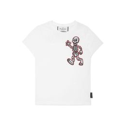 T-Shirt Philipp Plein "Skull", Jungen, Gr. 8, 01, wei&szlig;, Obermaterial: 100% Baumwolle, Shirts T-Shirt