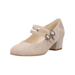 Gabor COMFORT Damen Pumps "Gabor Comfort Pumps Veloursleder", Gr. 42beige, Veloursleder, Schuhe