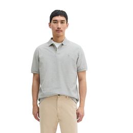 Marc O'Polo Poloshirt MARC O'POLO "aus reiner Bio-Baumwolle", Herren, Gr. S, grau (iron grau melange), Obermaterial: 100% Baumwolle, unifarben, skinny fit, Rippb&uuml;ndchen, Shirts