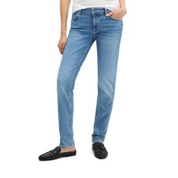 Marc O'Polo Slim-fit-Jeans MARC O'POLO "aus Organic Cotton Stretch", Damen, Gr. 27, L&auml;nge 34, blau (very light blau wash), Obermaterial: 98% Baumwolle, 2% Elasthan; Futter: 65% Polyester, 35% Baumwolle, unifarben, slim fit lang, Jeans Slim-fit-Jeans