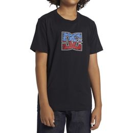 Shirttop DC Shoes "DC Star Inline", Jungen, Gr. 10(140-148cm), schwarz, [Hauptstoff] 75% Baumwolle, 25% Baumwolle, Tops Shirttop