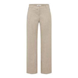 Jogginghose Brax "Style MAINE", Damen, Gr. 44K22, Kurzgrößen, stein, Web, 59% Polyester, 26% Viskose, 14% Schurwolle, 1% Elasthan, Hosen Jogginghose