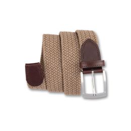 Bernd G&ouml;tz Flechtg&uuml;rtel BERND G&Ouml;TZ "Flechtg&uuml;rtel aus elastischem Stoffband", Damen, Gr. 100, taupe, Kunstfaser, G&uuml;rtel