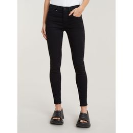 G-Star Raw 5-Pocket-Jeans G-STAR "Lhana Skinny Jeans", Damen, Gr. 26, L&auml;nge 32, pitch schwarz, Obermaterial: 26% Baumwolle, 7% Elastomultiester, 1% Elasthan, Jeans 5-Pocket-Jeans