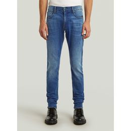 G-Star Raw Regular-fit-Jeans G-STAR "Revend Skinny Jeans", Damen, Gr. 33, Länge 34, faded cascade, Obermaterial: 7% Elastomultiester, 1% Elasthan, Jeans