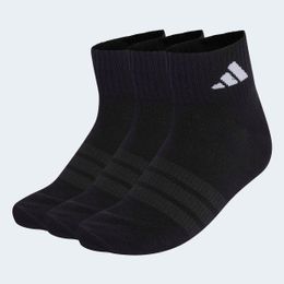Damen Funktionssocken "T ESS ANK 3P", adidas Performance, Gr. Lschwarz, schwarz, wei&szlig;, Obermaterial: 54% Baumwolle, 43% Polyester, 2% Elasthan, 1%