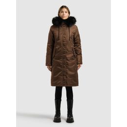 Kurzmantel Khujo "JILLA", Damen, Gr. M, copper braun, 100% Polyamid, unifarben, eingesetzt Rippb&uuml;ndchen mit Windstopper, M&auml;ntel Kurzmantel