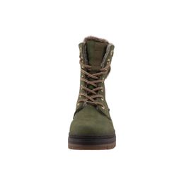 Stiefel Tom Tailor "Tom Tailor Boots", Damen, Gr. 36, khaki, unifarben, Schuhe Stiefel