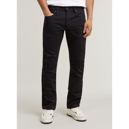 G-Star Raw 5-Pocket-Jeans G-STAR "Mosa Straight Jeans", Damen, Gr. 31, L&auml;nge 36, pitch schwarz, Obermaterial: 25% Baumwolle, 1% Elasthan, Jeans 5-Pocket-Jeans