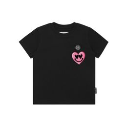 T-Shirt Philipp Plein "Smile", Jungen, Gr. 12, 02, schwarz, Obermaterial: 100% Baumwolle, Shirts T-Shirt