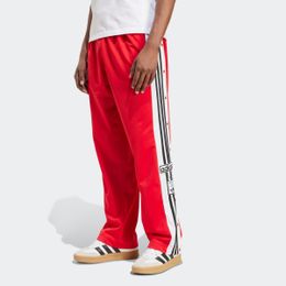 Sporthose adidas originals "ADIBREAK TP", Herren, Gr. L, N-Gr, rot (better scarlet, schwarz), Obermaterial: 100% Polyester, Hosen Sporthose