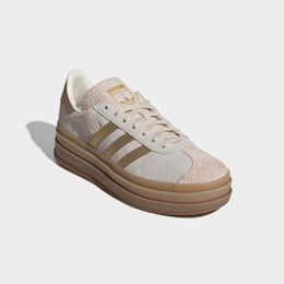 Damen Sneaker "GAZELLE BOLD", adidas originals, Gr. 38cream weiß, cream weiß, braun desert, Leder, Schuhe
