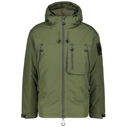 alife and kickin Winterjacke ALIFE & KICKIN "Herren MosesAK A", Damen, Gr. S, army, 100% Polyester, Jacken Winterjacke