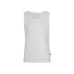 Unterhemd TRIGEMA "TRIGEMA Trägershirt aus 100% Baumwolle", Herren, Gr. L, 1 Stk., US-Größen, weiß, 100% Baumwolle, Unterhemden Unterhemd