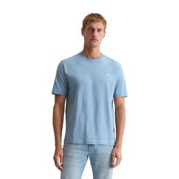 Marc O'Polo T-Shirt MARC O'POLO "aus reiner Bio-Baumwolle", Damen, Gr. XXL, stormy sea, Obermaterial: 100% Baumwolle, unifarben, Basic, regular fit, Rundhals, normaler Saum, Shirts T-Shirt