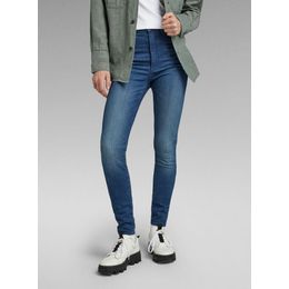 G-Star Raw 5-Pocket-Jeans G-STAR "Kafey Ultra High Skinny Jeans", Damen, Gr. 25, L&auml;nge 30, faded neptune blau, Obermaterial: 92% Baumwolle, 6% Elastomultiester, 2% Elasthan, Jeans 5-Pocket-Jeans