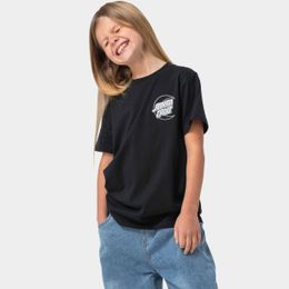 T-Shirt Santa Cruz "YOUTH IMPRINT MOON DOT T-SHIRT", Jungen, Gr. 11/12 (146), schwarz, Obermaterial: 100% Baumwolle, Shirts T-Shirt