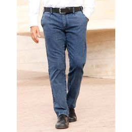 Bequeme Jeans Marco Donati, Herren, Gr. 24, Unterbauchgr&ouml;&szlig;en, blau (blau, bleached), 86% Baumwolle, 13% Polyester, 1% Elasthan, unifarben, lang, Jeans