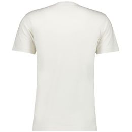 T-Shirt Ragman, Herren, Gr. XXL, beige (ecru), Baumwolle, regular fit, V-Ausschnitt, Shirts T-Shirt