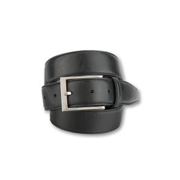 Bernd G&ouml;tz Lederg&uuml;rtel BERND G&Ouml;TZ "Lederg&uuml;rtel mit get&ouml;nten Kanten und abgen&auml;ht", Herren, Gr. 110, schwarz, Rindsleder, G&uuml;rtel Lederg&uuml;rtel