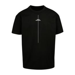T-Shirt Merchcode "Merchcode Herren Think Different Heavy Oversized Tee", Damen, Gr. 4XL, schwarz, 100% Baumwolle, bedruckt, oversize, Rundhals, Shirts T-Shirt