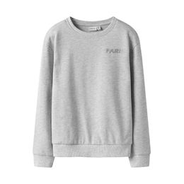 name it Sweatshirt 'NKFTilde' M&auml;dchen Gr&ouml;&szlig;e 122/128 hellgrau