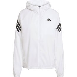 Adidas adi365 3S JKT W Laufjacke Damen - Gr&ouml;&szlig;e XS - wei&szlig;