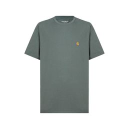 Carhartt Work In Progress Carhartt WIP T-Shirt 'Chase' Herren Gr&ouml;&szlig;e XXL goldgelb / tanne